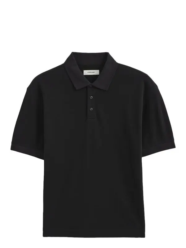 Everlane Classic Piqué Polo - Black