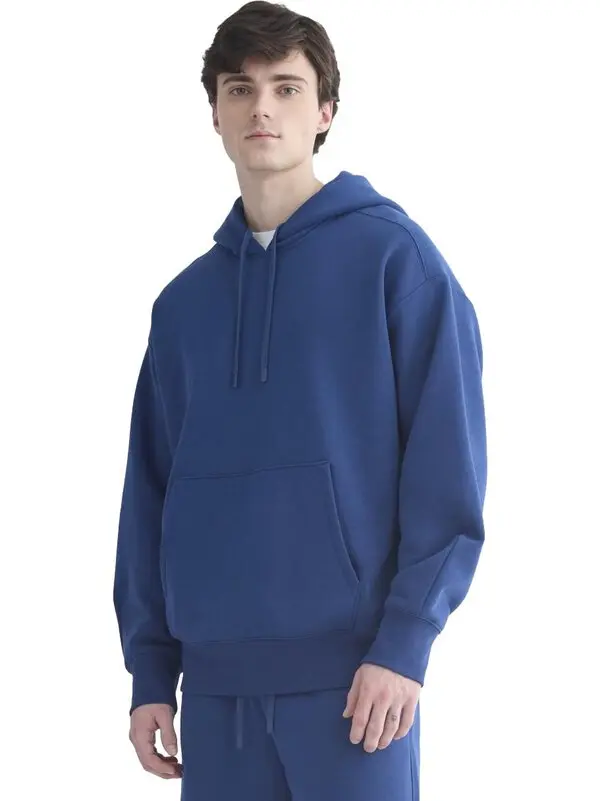 Everlane Luxe Fleece Hooded Sweatshirt - Estate Blue
