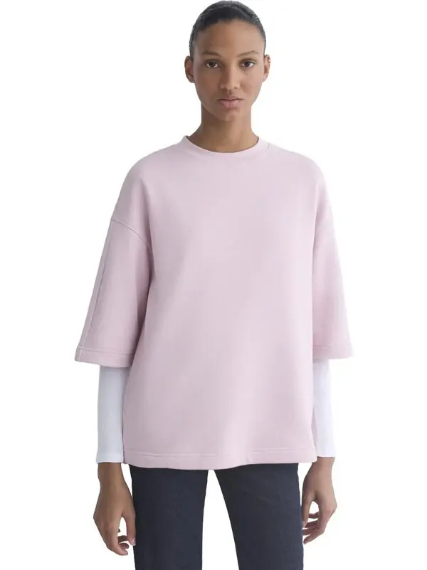 Everlane Lightweight Terry Oversized T-shirt - Burnished Lilac