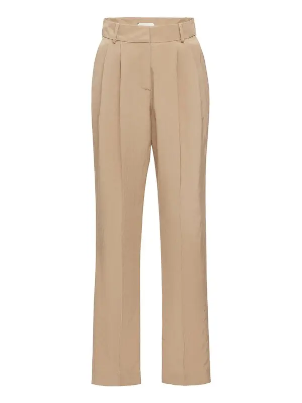Magda Butrym Straight-leg Linen Trousers - Nude
