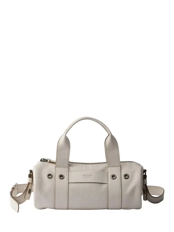 Prada Leather Top-handle Bag - Neutral
