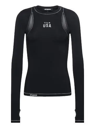 OFF SEASON Team Usa Long Sleeve T-shirt With Thumbholes - Black