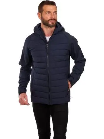 Perry Ellis Tech Stretch Softshell Jacket - Navy