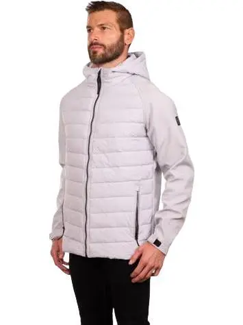 Perry Ellis Tech Stretch Softshell Jacket - Silver