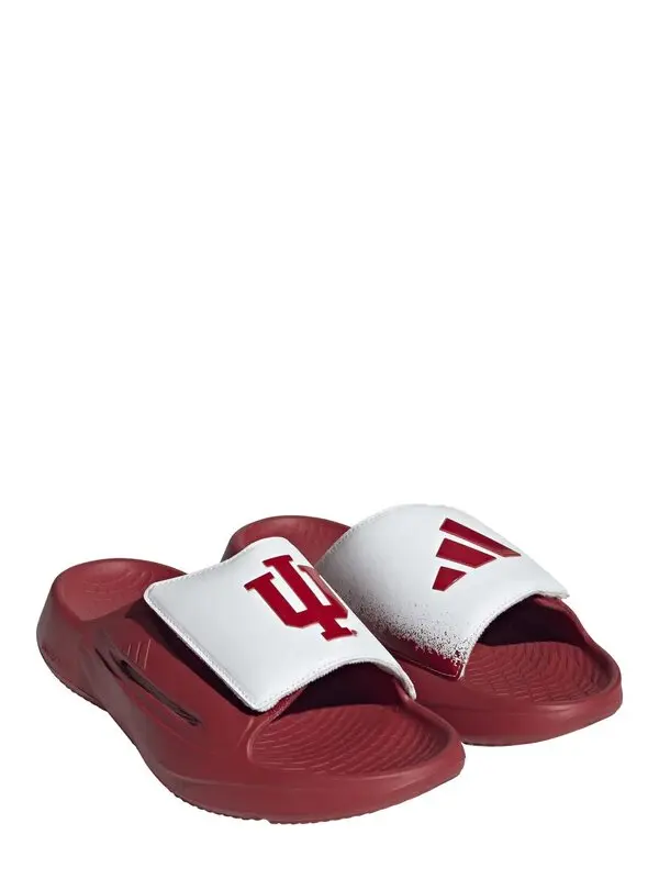 Adidas Indiana Hoosiers Lightblaze Slide Sandals By - Crimson
