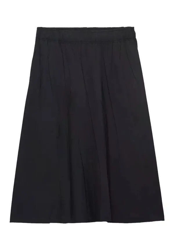 Prada Light Wool Midi Skirt - Blue