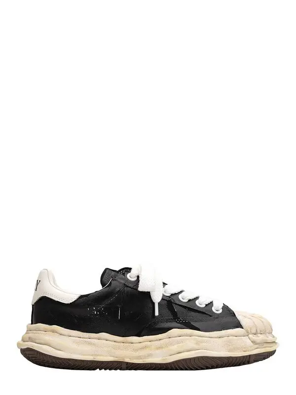 Mihara Yasuhiro Blakey Og Sole Canvas Low Top Sneakers - Black