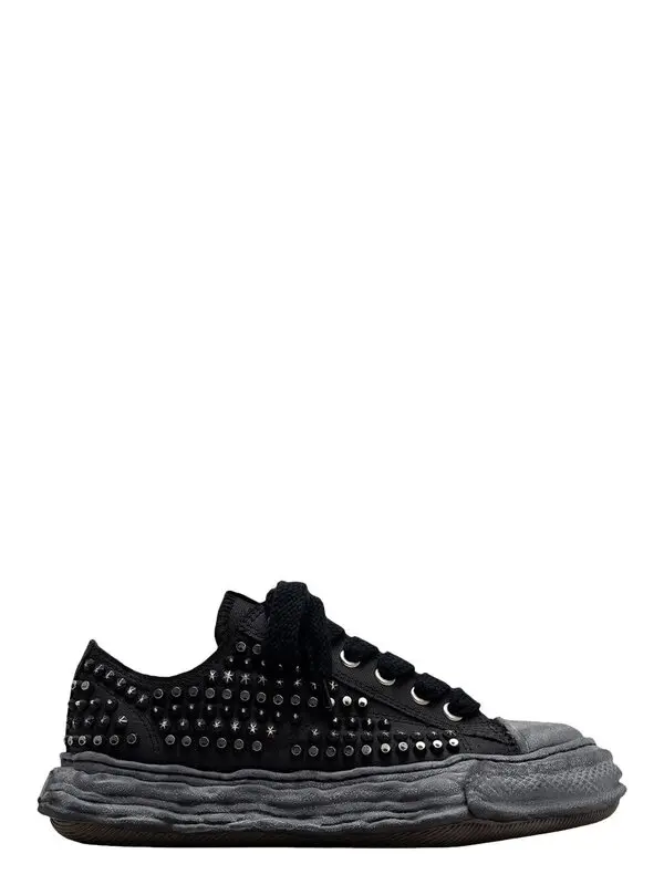 Mihara Yasuhiro Peterson23 Og Sole Studded Canvas Low - Black