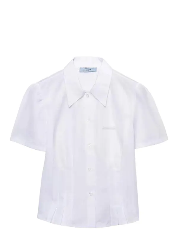 Prada Flared Button Shirt - White