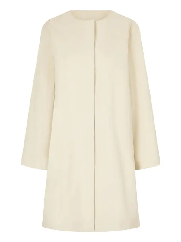 Loulou De Saison Merill Cotton-gabardine Coat - Neutrals