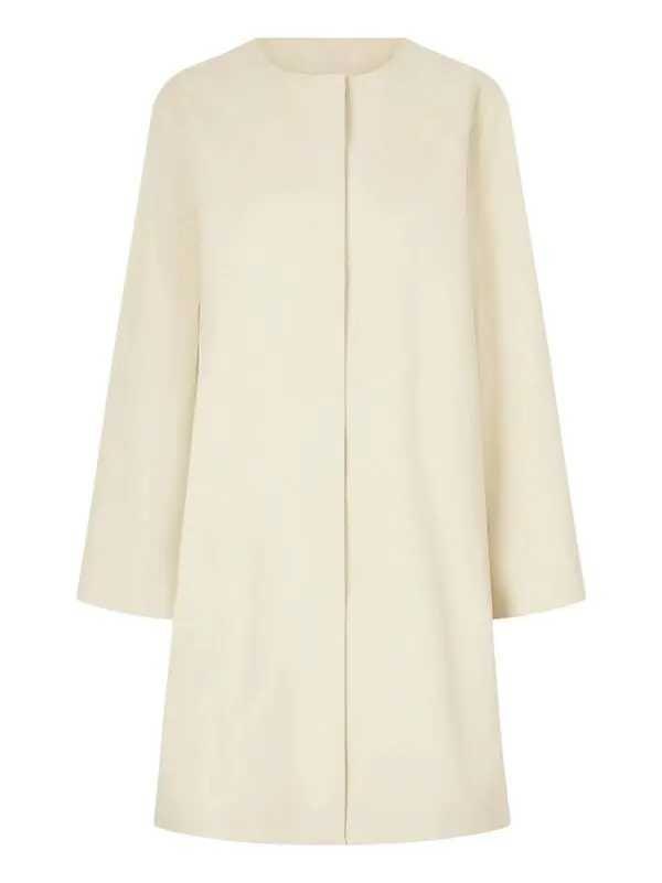 Loulou De Saison Merill Cotton-gabardine Coat - Neutrals