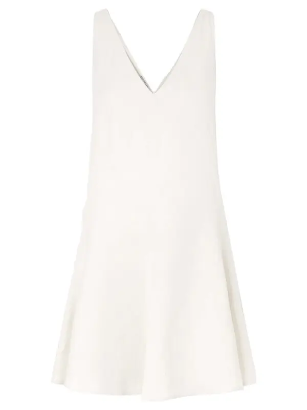 Brunello Cucinelli Twill Mini Dress - White