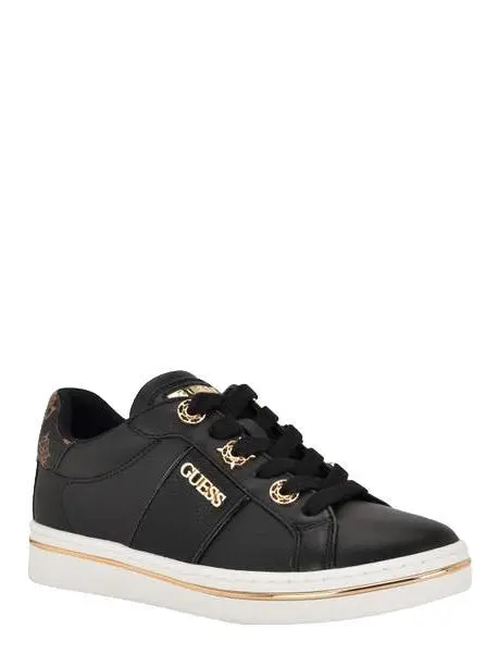 Guess Stew Lace-up Sneakers - Black
