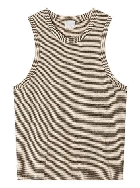 Isabel Marant Dervins T-shirt - Black/beige
