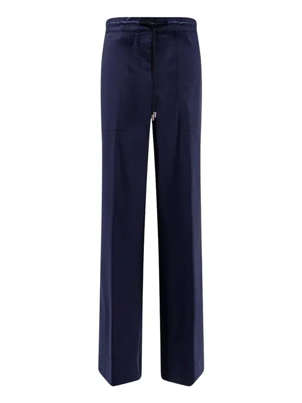 SEMICOUTURE Stretch Cotton Trousers - Blue