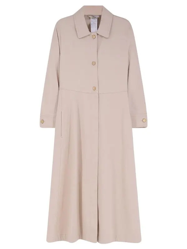 Max Mara Amelia Canvas Shirt Dress - Beige