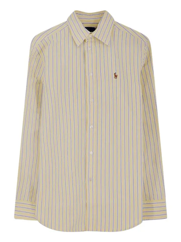 Polo Ralph Lauren Striped Cotton Shirt - Yellow
