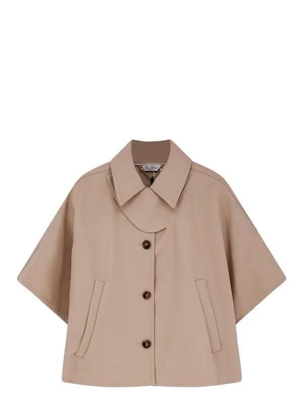 Max Mara Cotton Cape - Beige
