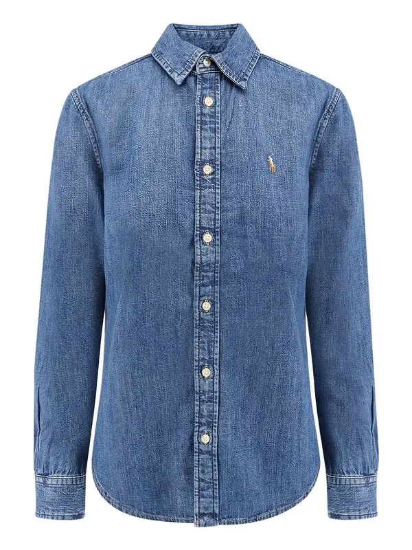 Polo Ralph Lauren Denim Slim Fit Shirt - Blue