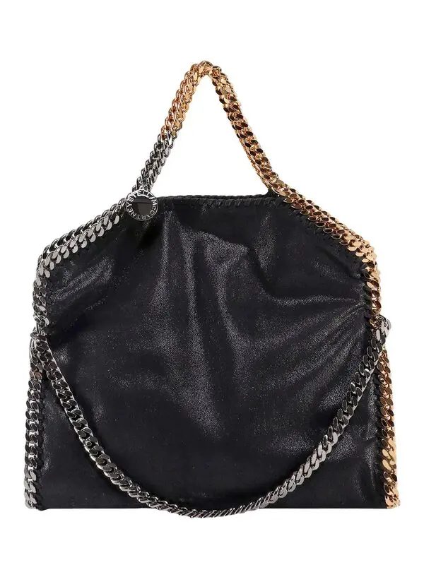 Stella McCartney Falabella Shaggy Deer Shoulder Bag - Black