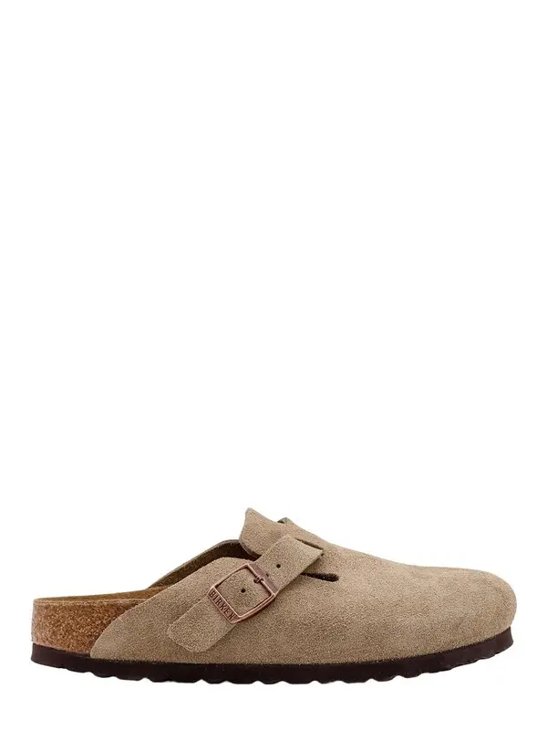 BIRKENSTOCK Boston Suede Mule - Grey
