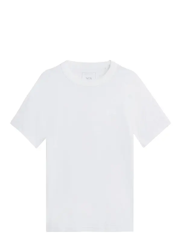 ADIDAS Y-3 Slim Tee Cotton Tshirt - White