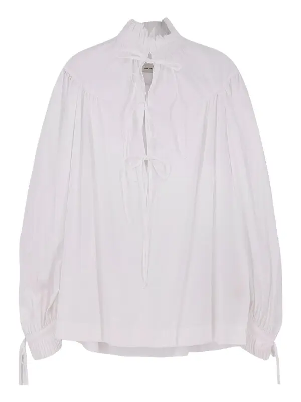 Dries Van Noten Cotton Catya Shirt - White