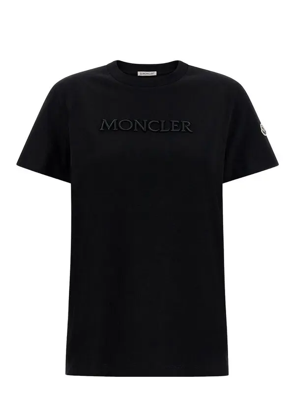 Moncler Cotton T-shirt - Black