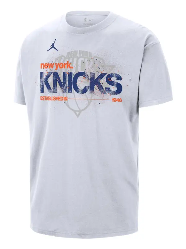 Nike New York Knicks Courtside Jordan '85 Nba Statement T-shirt - White