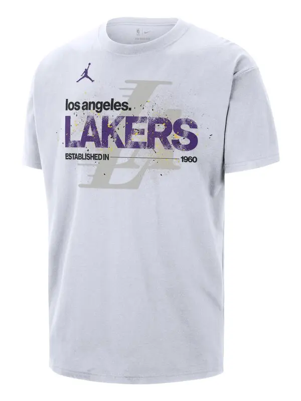 JORDAN Los Angeles Lakers Courtside '85 Nba Statement T-shirt - White