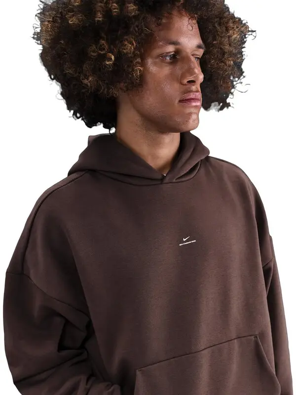 Nike Standard Issue Therma-fit Brushed Basketball Pullover Hoodie - Brown
