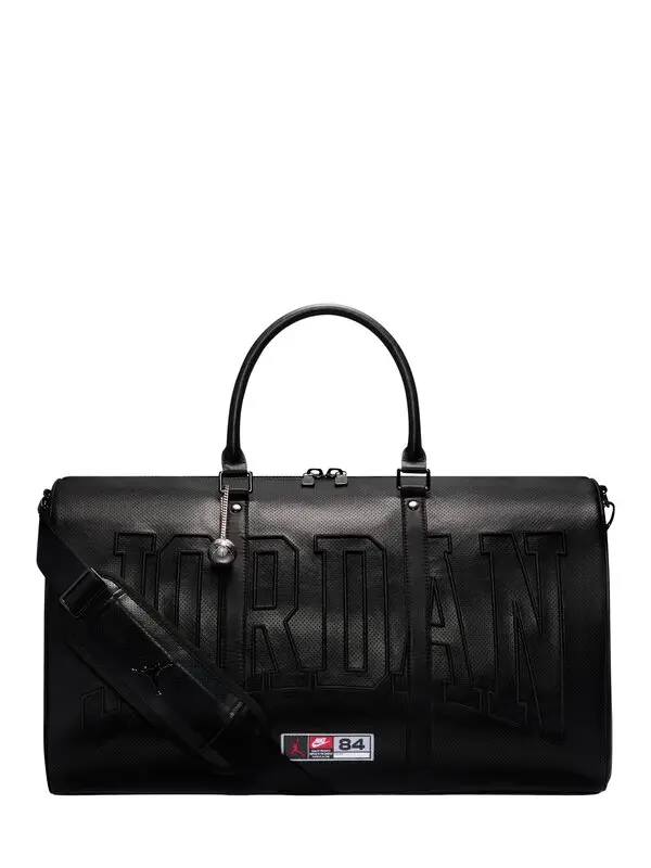 JORDAN Perforated Duffel - Black