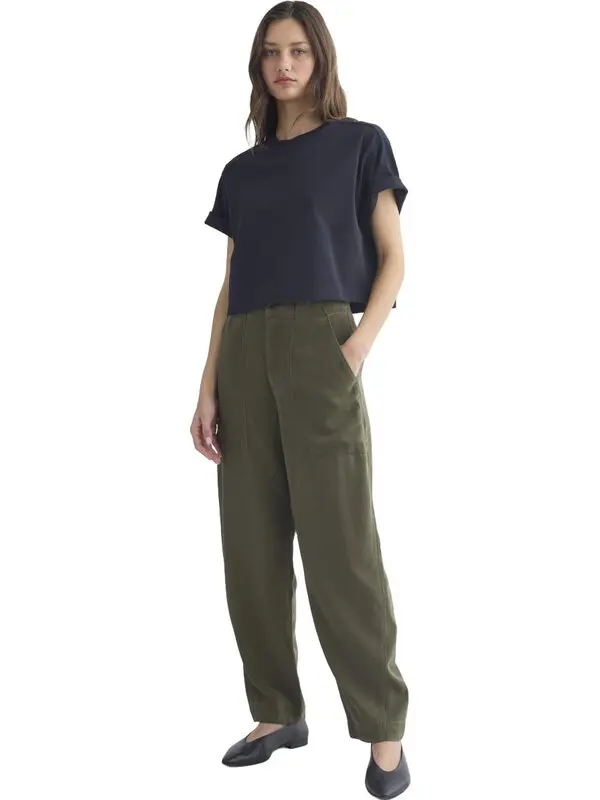 Everlane Patch Pocket Balloon Pant - Olive Night