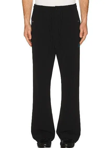Needles Piping Cowboy Pant Poly Double Cloth - Black