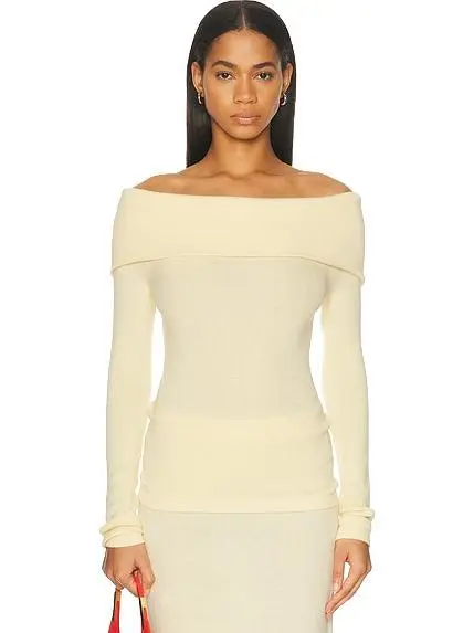 LISA YANG Claudina Top - Limone