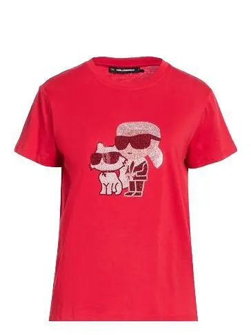 Karl Lagerfeld Organic Cotton T-shirt - Red