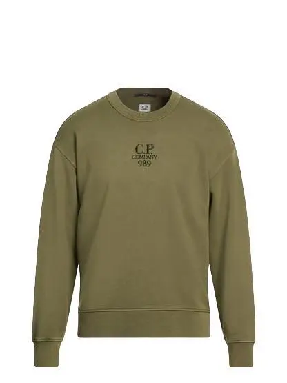 C.P. COMPANY Cotton French Terry Sweatshirt - Green