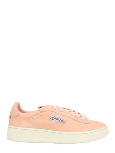 AUTRY Low-top Sneakers In Goat Skin - Pink
