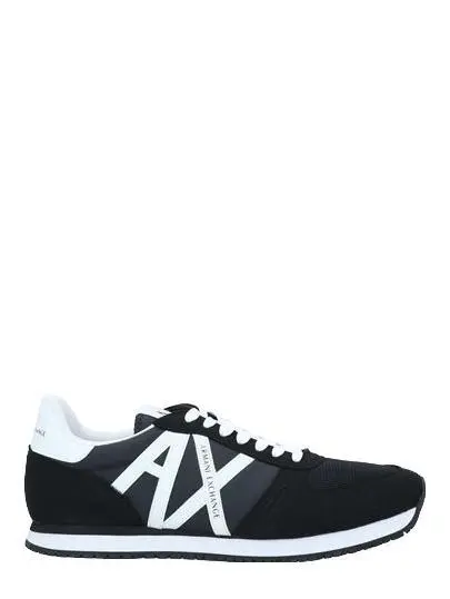 Armani Exchange Sneakers In Polyamide And Polyurethane - Black