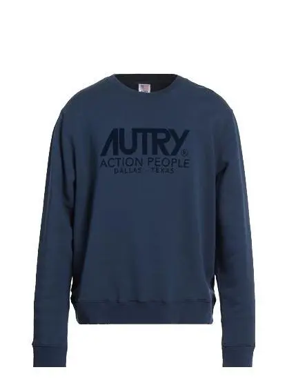 AUTRY Cotton Fleece Sweatshirt - Navy