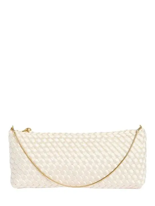 NAGHEDI Medium Gala Clutch - Ivory