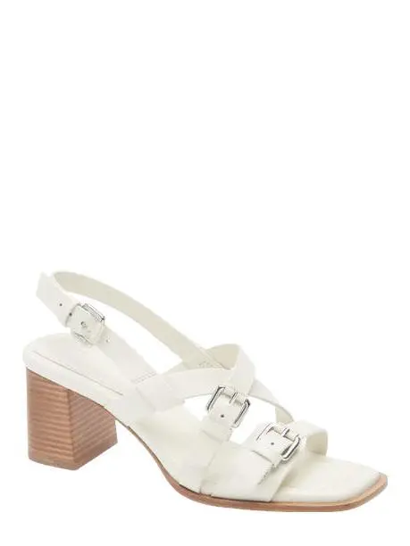Rag & Bone Harlow Mid-heel Sandal - Antique White