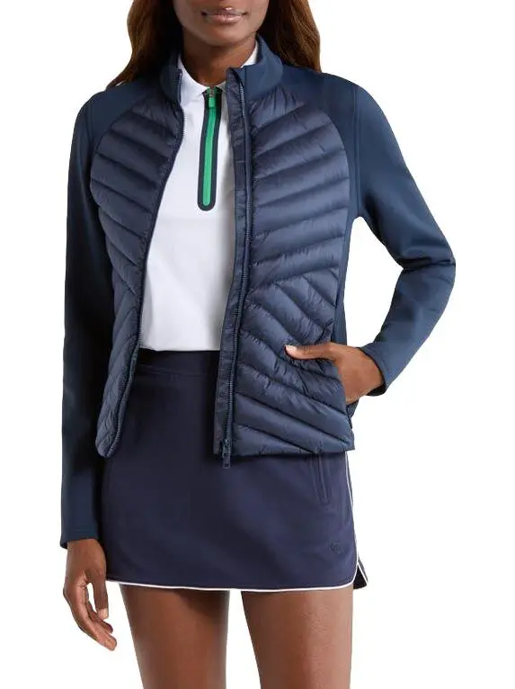 G/fore Hybrid Quilted V-down Golf Jacket - Twilight
