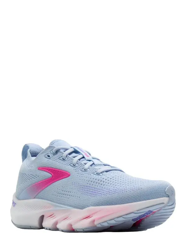 Brooks Glycerin Flex Running Sneakers - Skyway/cyber Pink/blazing Bell