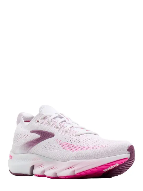 Brooks Glycerin Flex Running Sneakers - White/cyber Pink/argyle