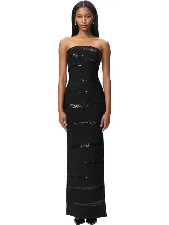 Herve Leger The Chiara Gown - Black
