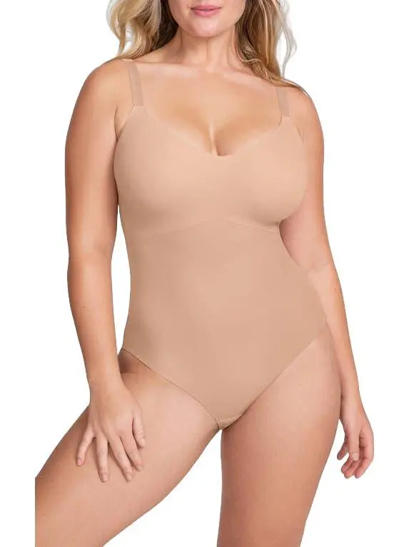 HONEYLOVE Liftwear Cami Bodysuit - Sand