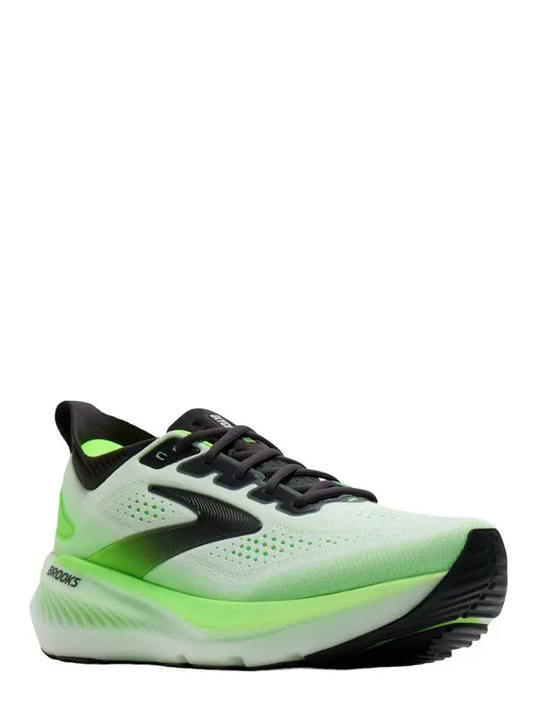Brooks Glycerin 23 Running Shoe - White/phantom/green Gecko