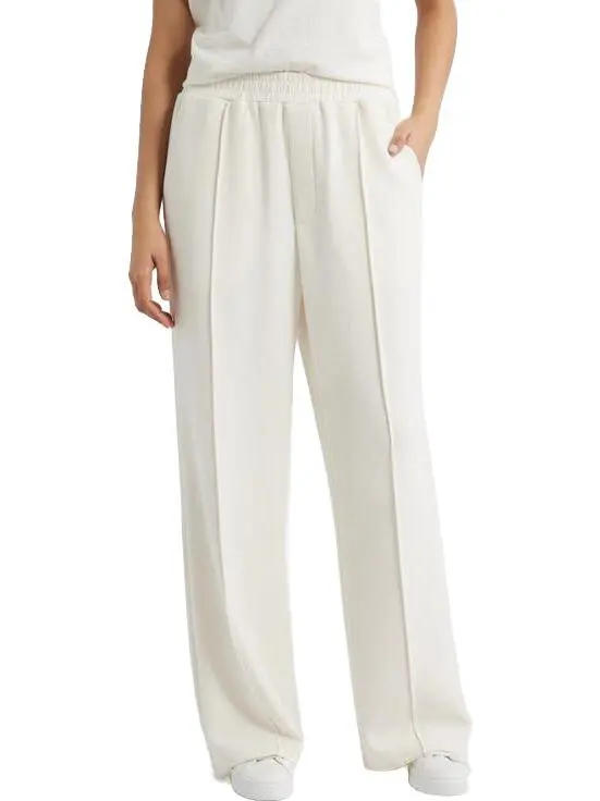 Bernardo Pintuck Wide-leg Pants - Gardenia