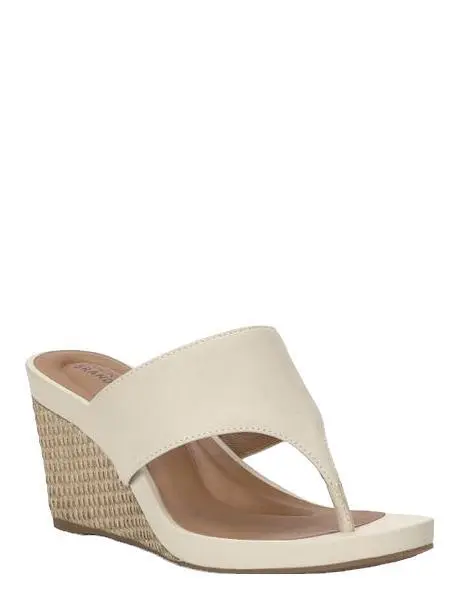 Lucky Brand Libbie Platform Wedge Flip Flop - Tusk